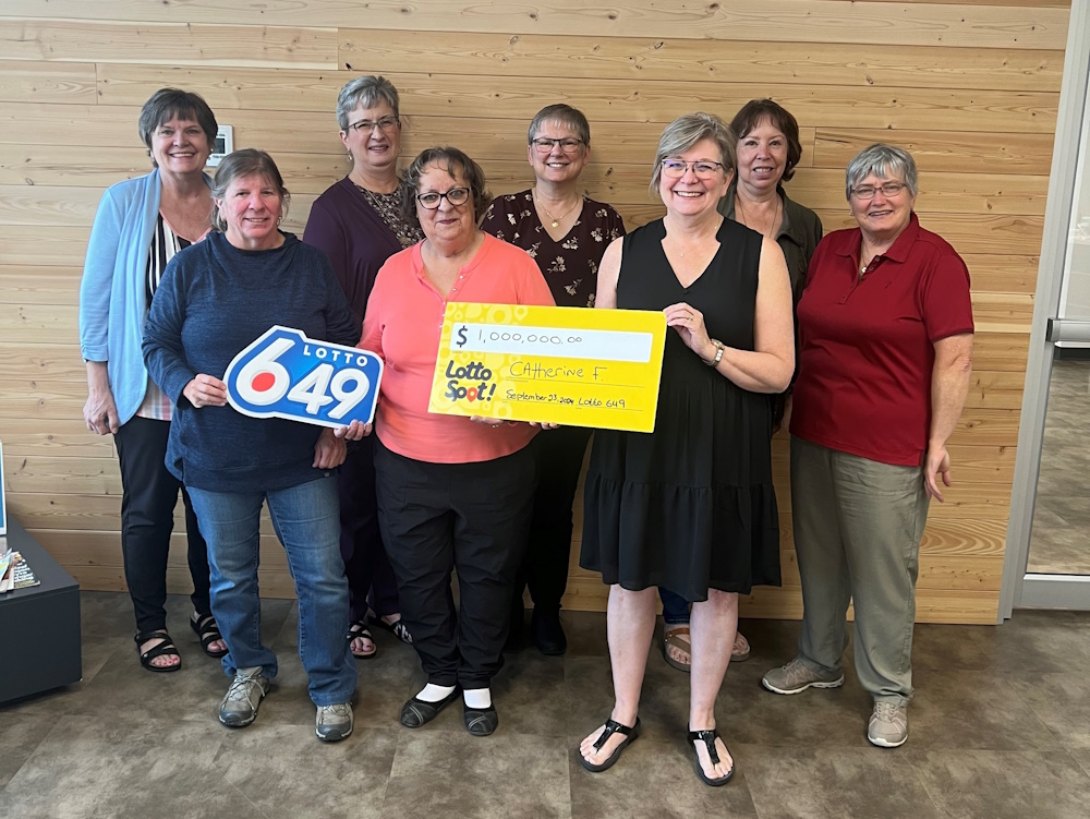 Eight Calgary friends win $1 million lotto prize - StrathmoreNow.com ...