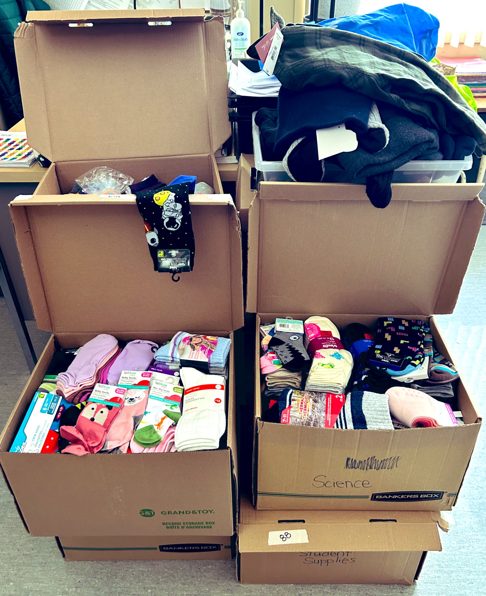 SOCKtober drive at local school supports those in need ...