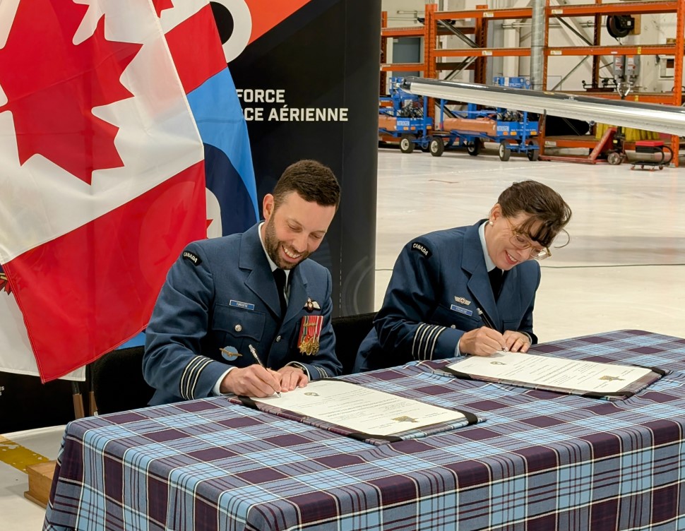 Crystal Froese invested as Honorary Colonel of 2 Canadian Forces Flight ...