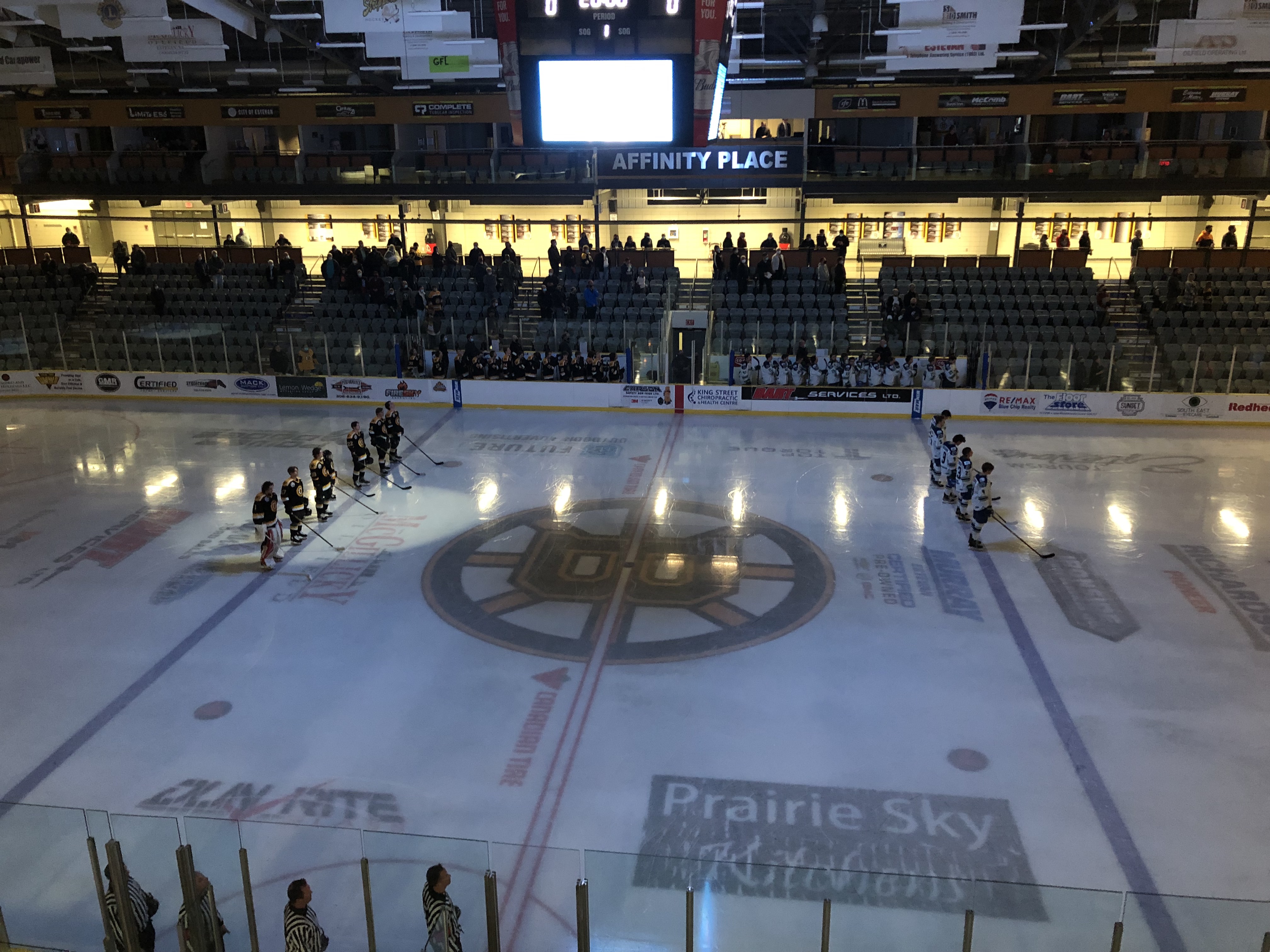Eagle Sky Estevan Bruins get bucked off in 2-1 loss to Melfort Mustangs ...