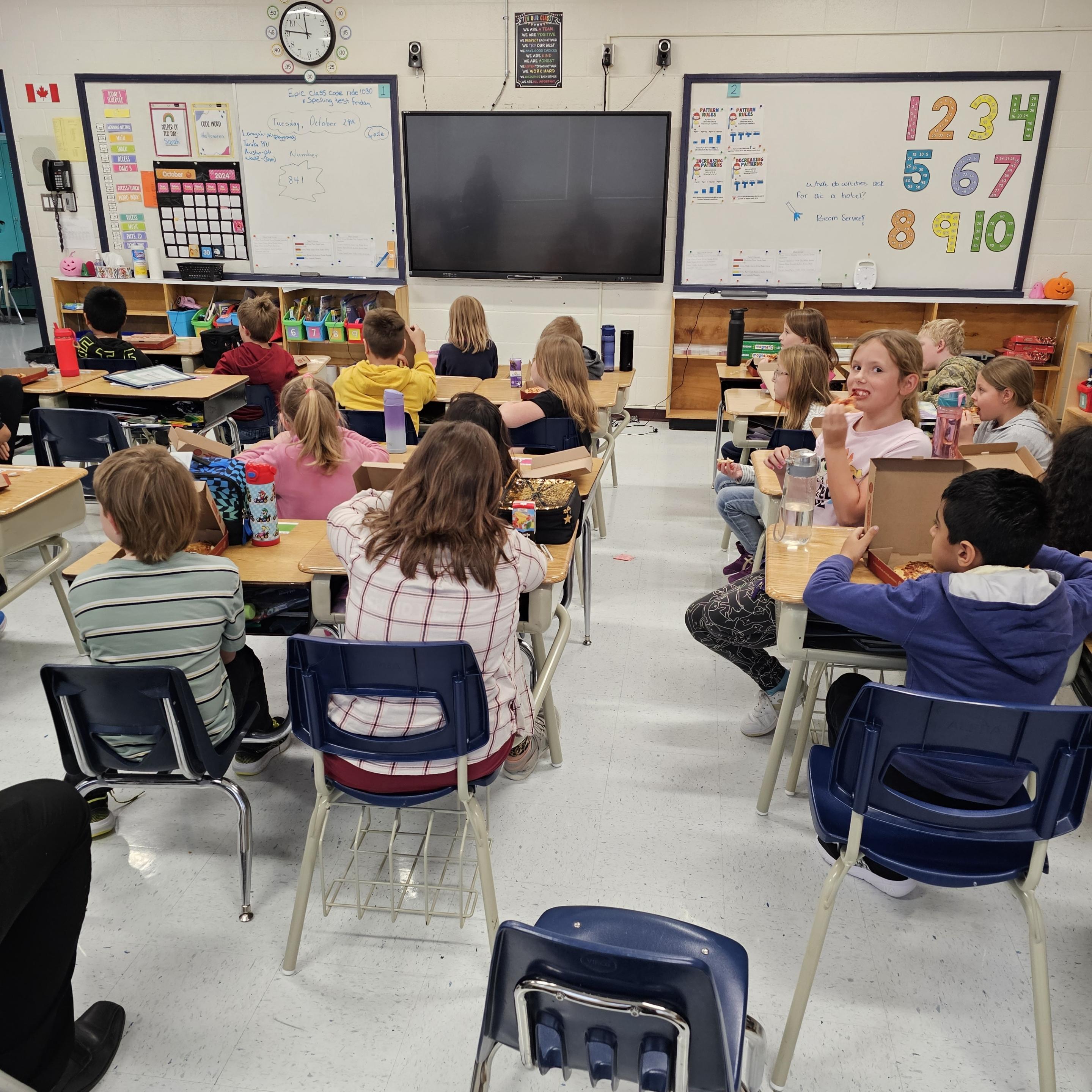 Fun with the Grade 3 class at Irwin for Classroom of the Month ...