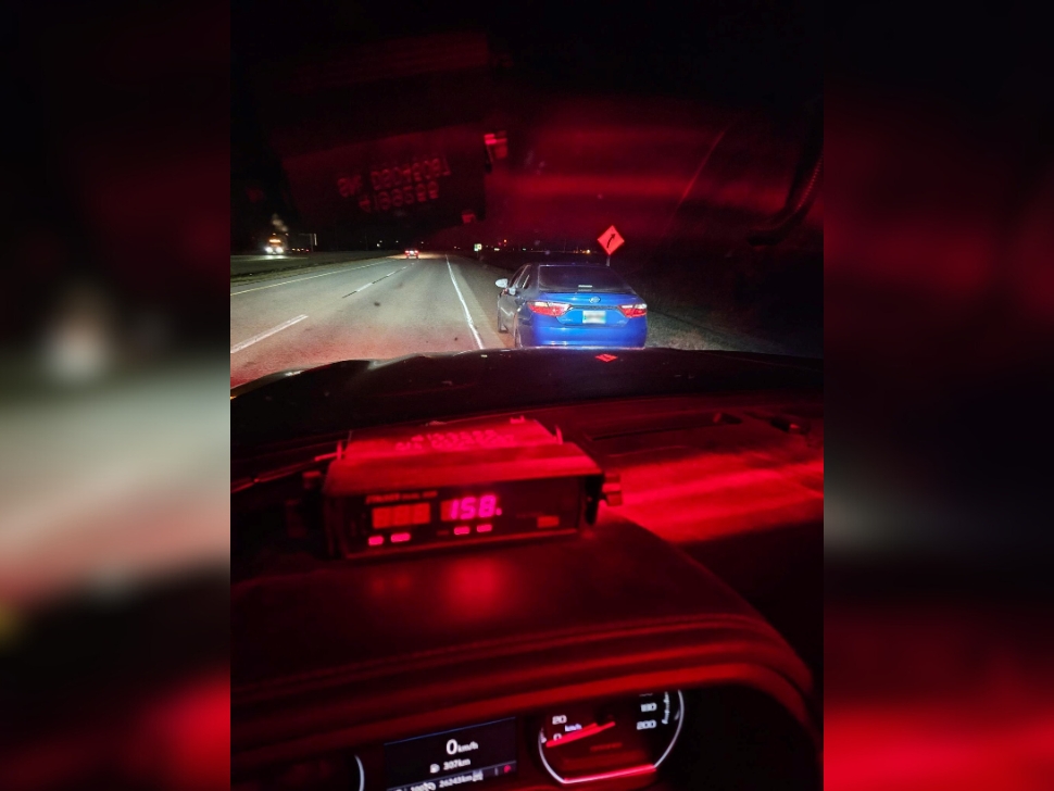 RCMP hand out fine and serious offence notice for speeder ...