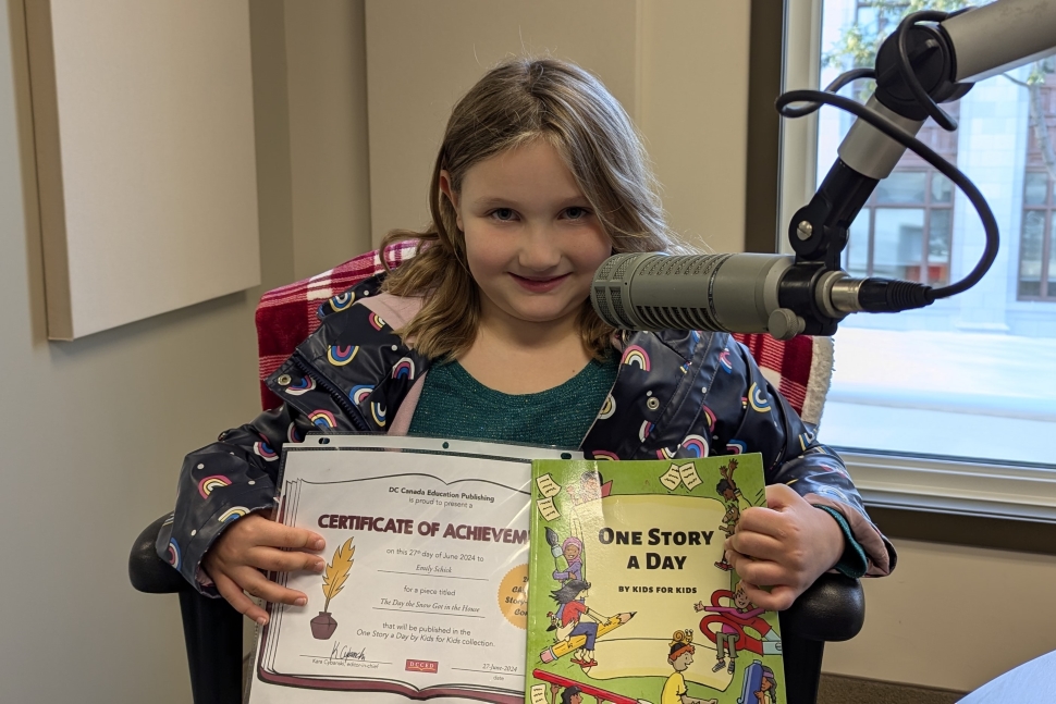 7-year-old Weyburn author recognized in national anthology ...