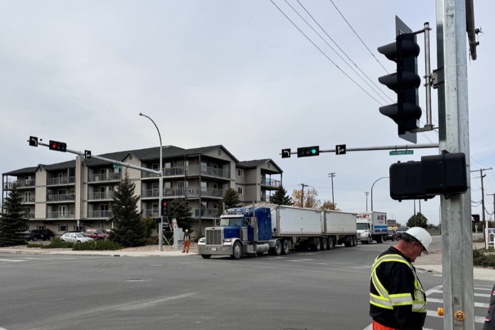No more red light blues: Weyburn intersection upgrade complete ...