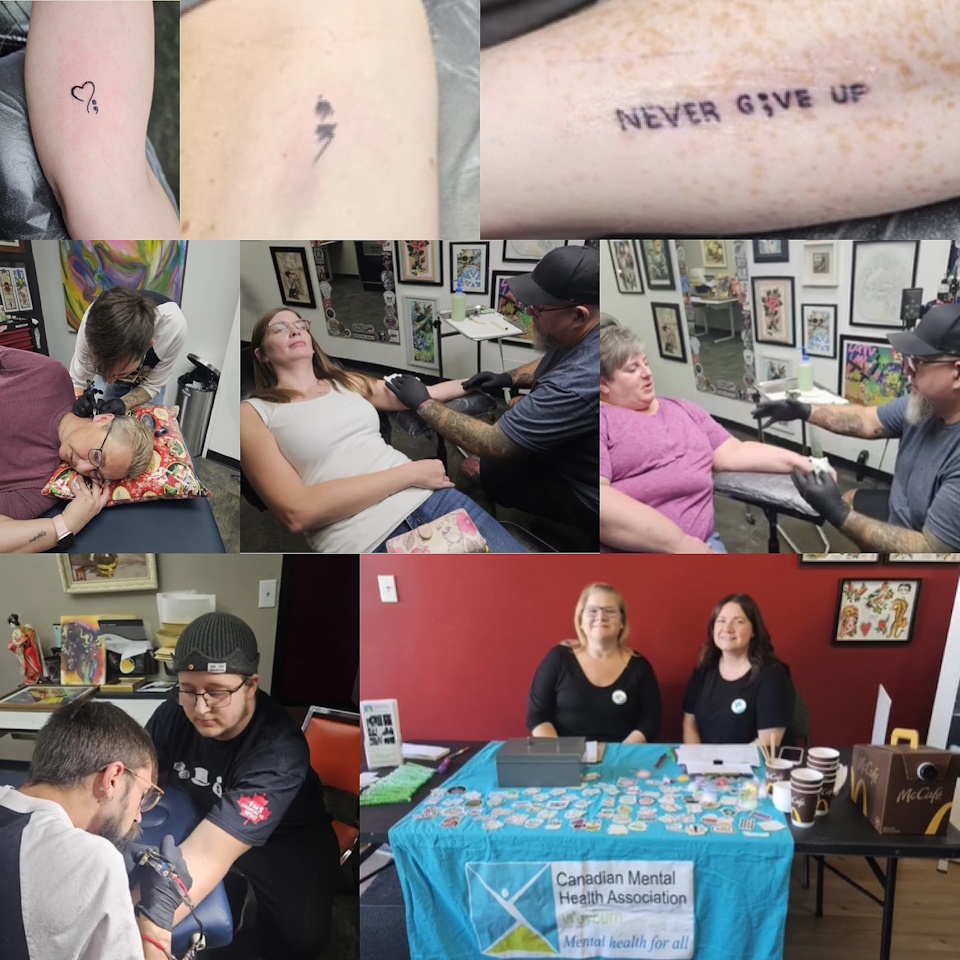 Record-setting turnout for semi-colon tattoo fundraiser: CMHA Weyburn ...