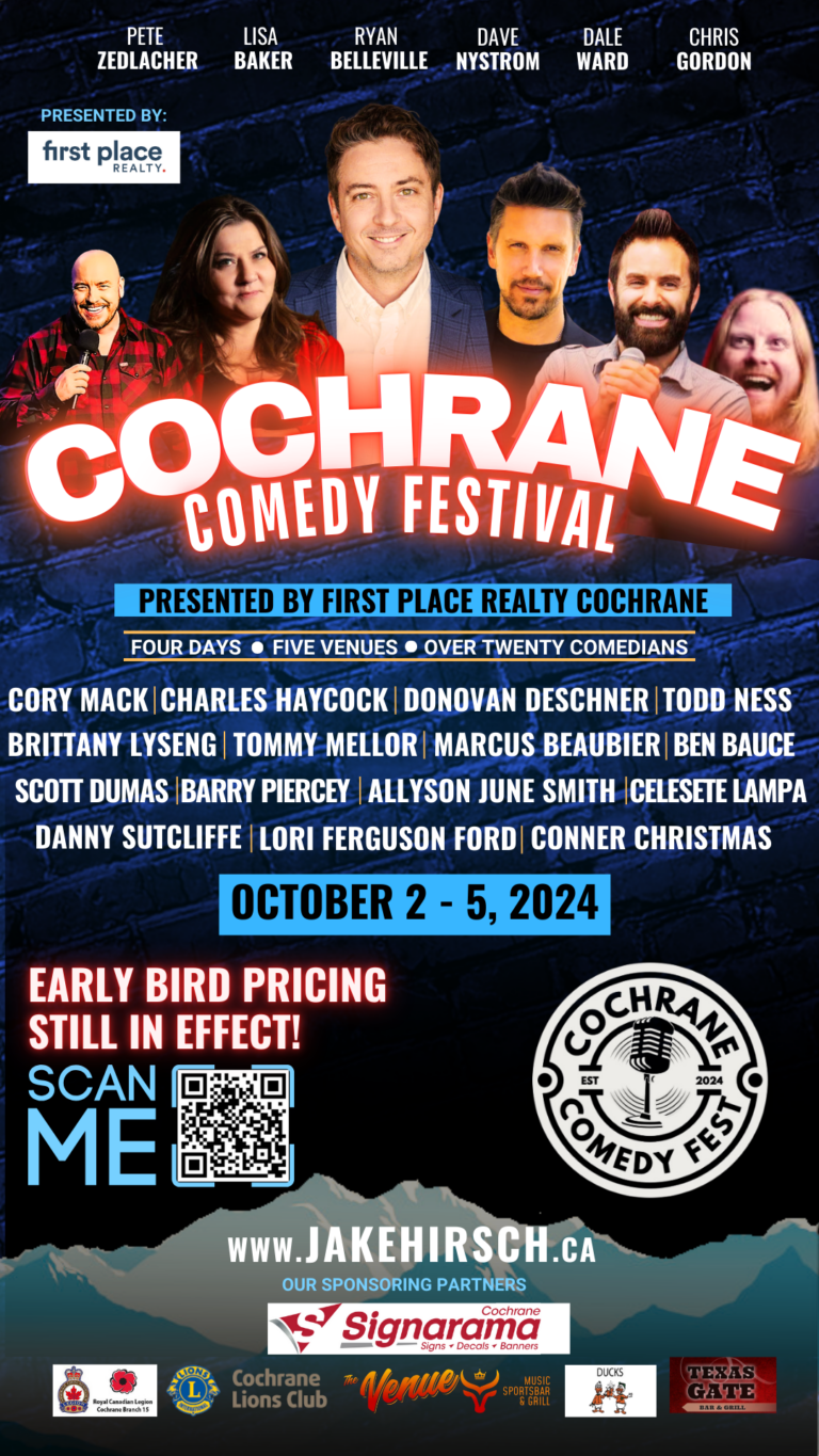 Get ready for Cochrane Comedy Fest this week - CochraneNow: Cochrane ...