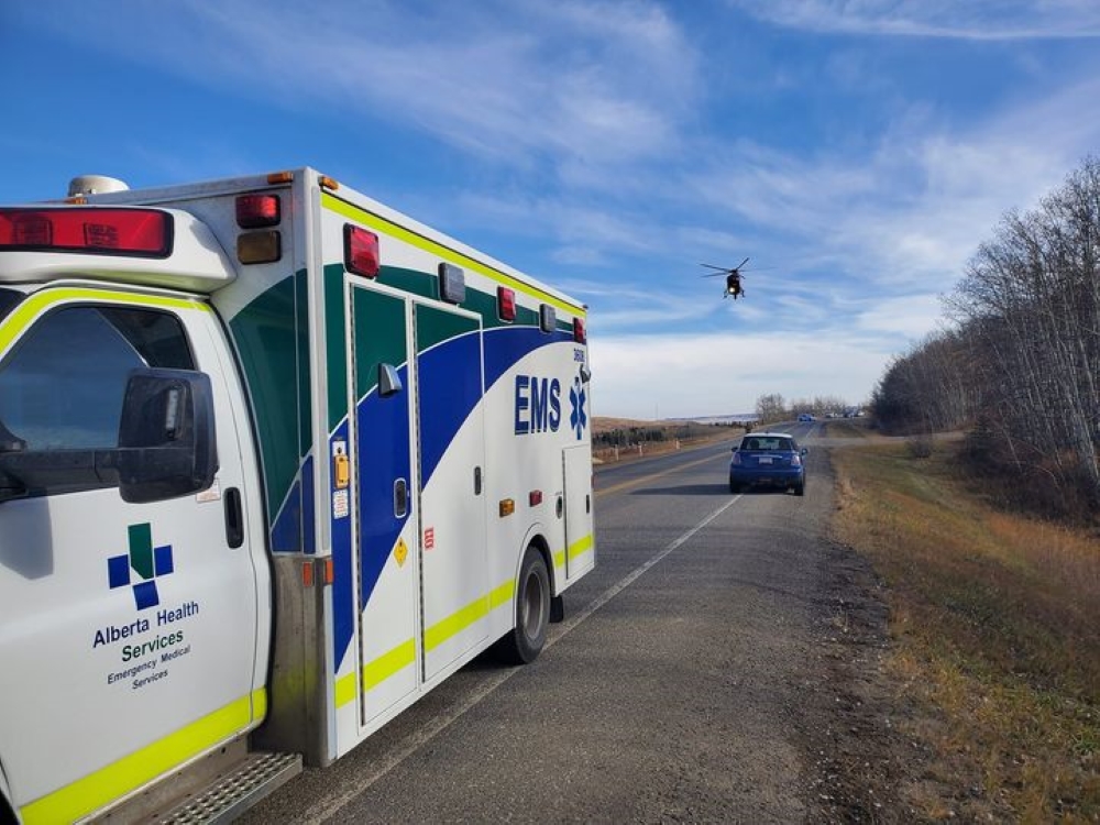 Update: Incident west of Diamond Valley had closed down Highway 546 ...