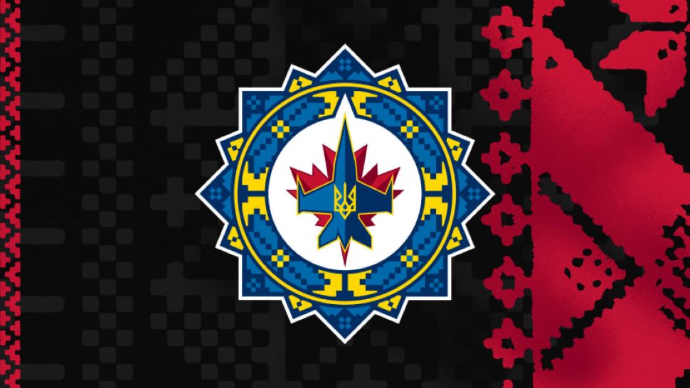 Winnipeg Jets unveil vibrant Ukrainian Heritage logo - Classic107 ...