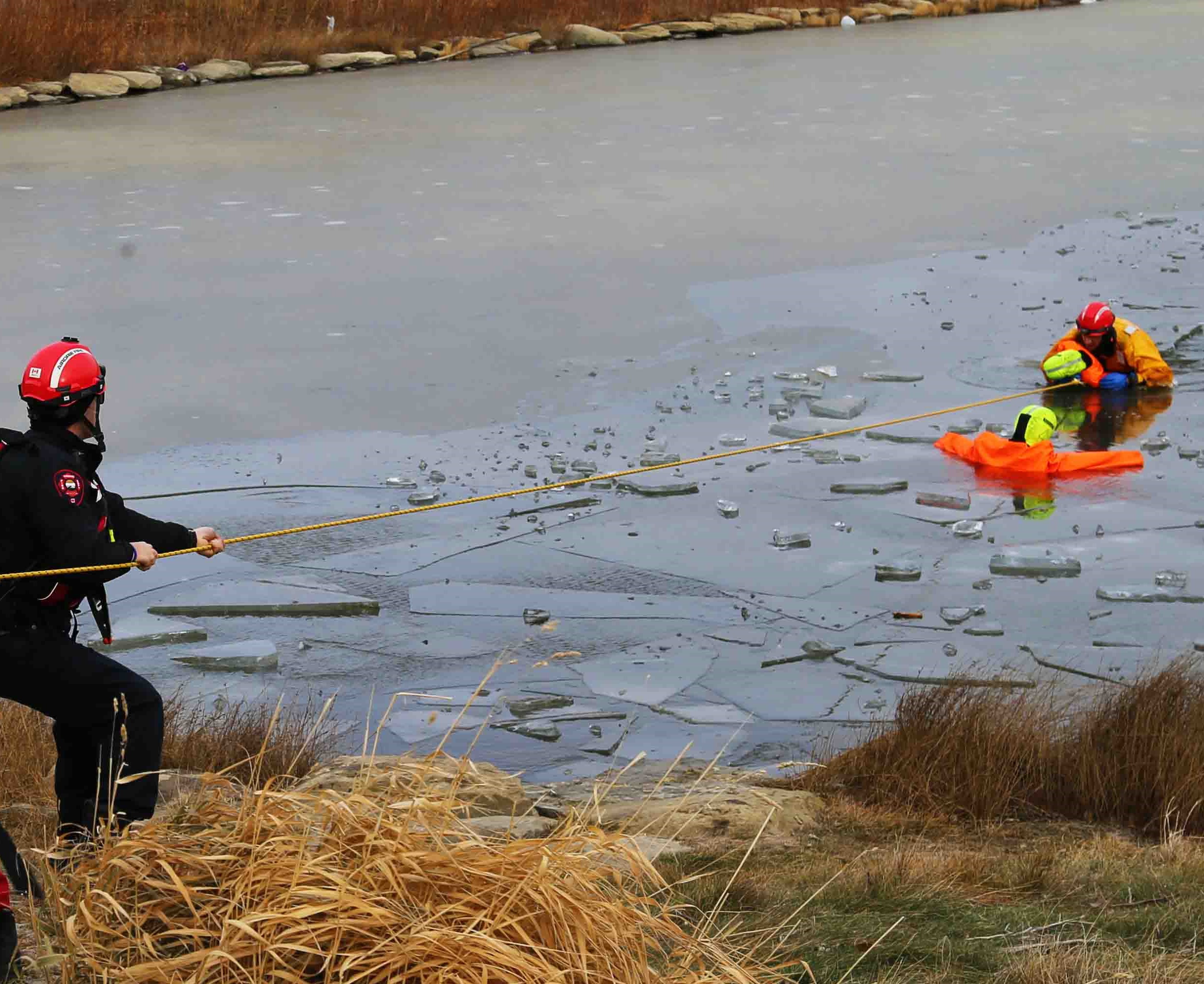 Airdrie Fire Department sends message about ice safety in Airdrie ...