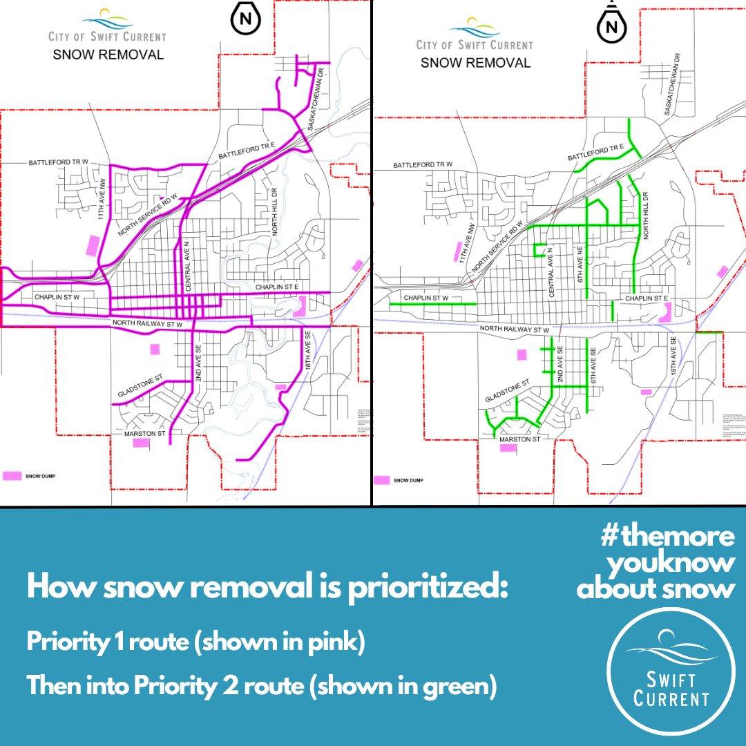 Swift Current snow removal starting with priority one roadways ...