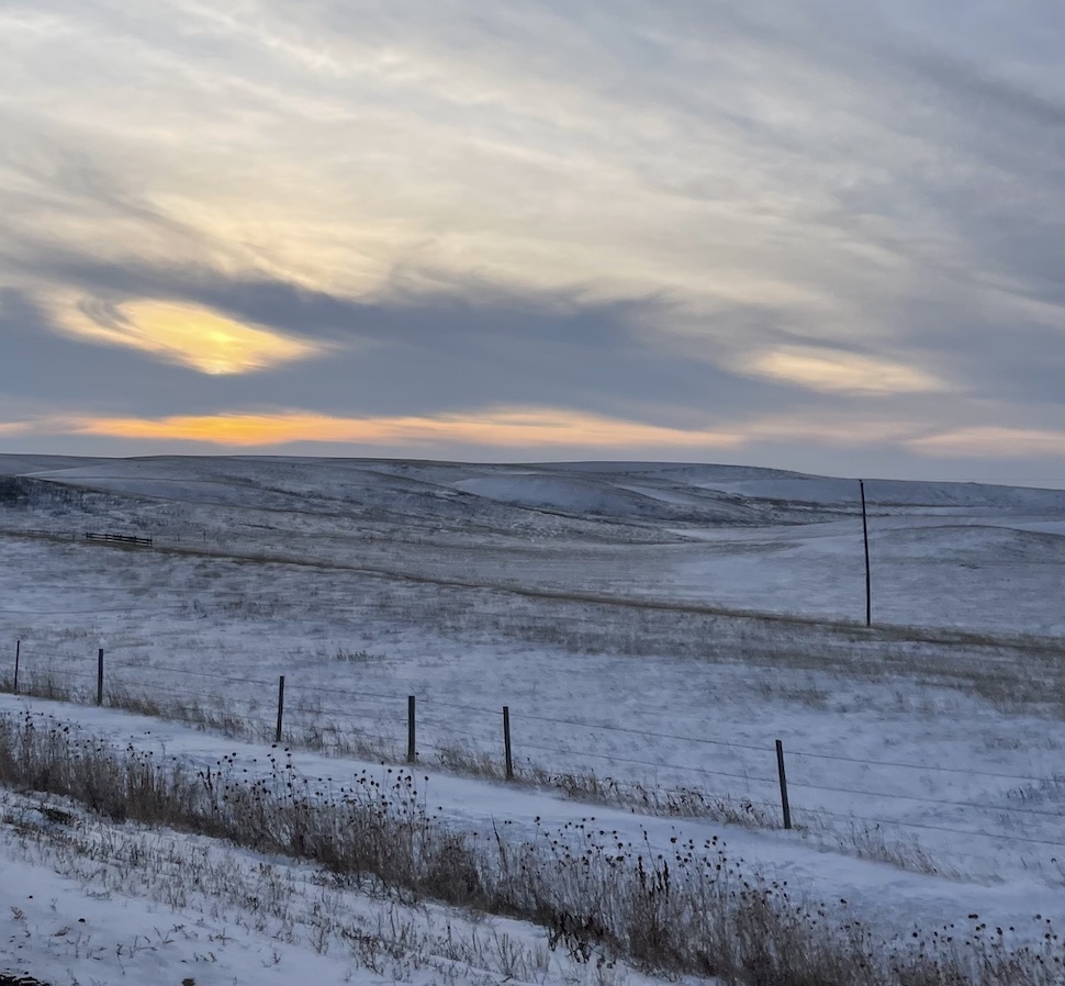 Snow and winds will subside, but another storm looms on the horizon ...