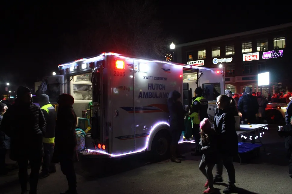 Fill the Ambulance on call for tomorrow's tree lighting ...