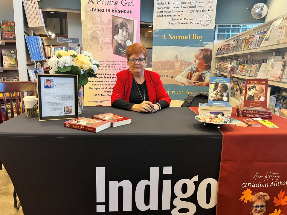 Weyburn author Jan Keating's historical novels hit Indigo shelves ...
