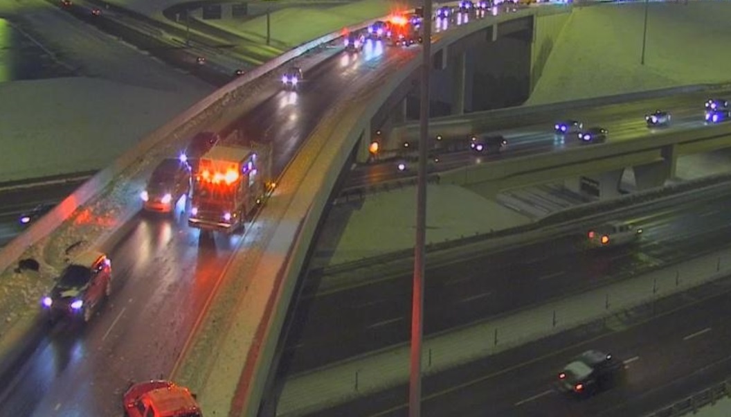 Update: Traffic delays on QEII ramp: Collision causes lane blockage ...