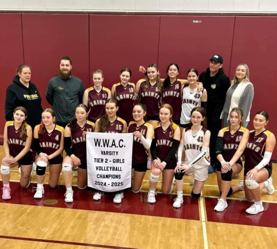 PCI Saints volleyball team triumphs with championship win ...