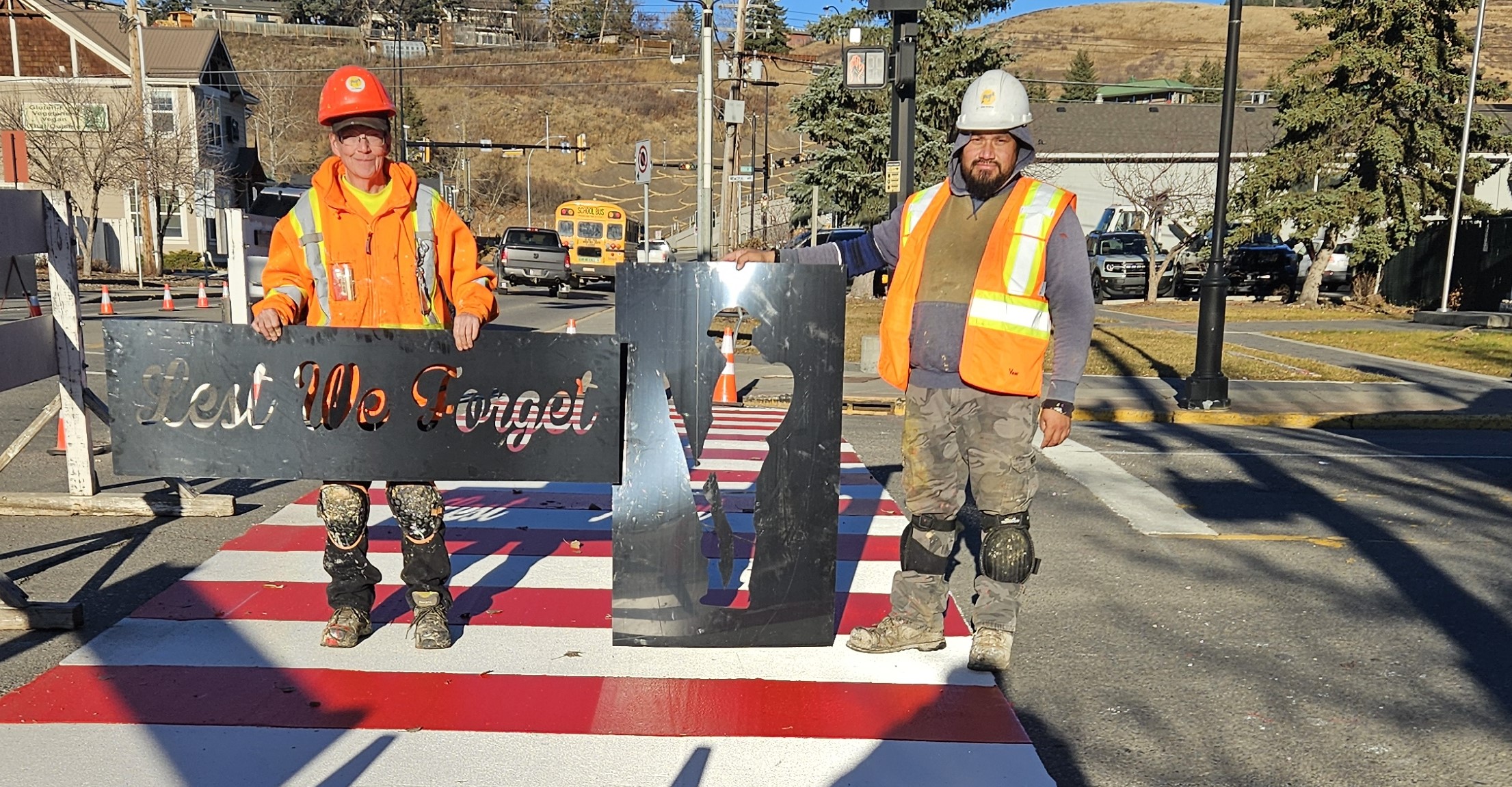 Veterans Crosswalk given massive thumbs up by community - CochraneNow ...