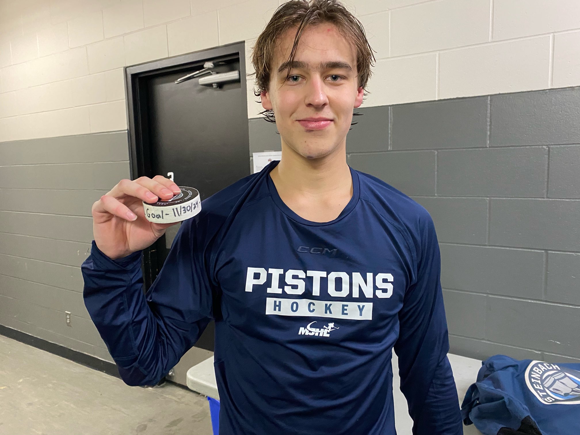 DeGagne's first MJHL goal gives Pistons edge over the Blizzard ...