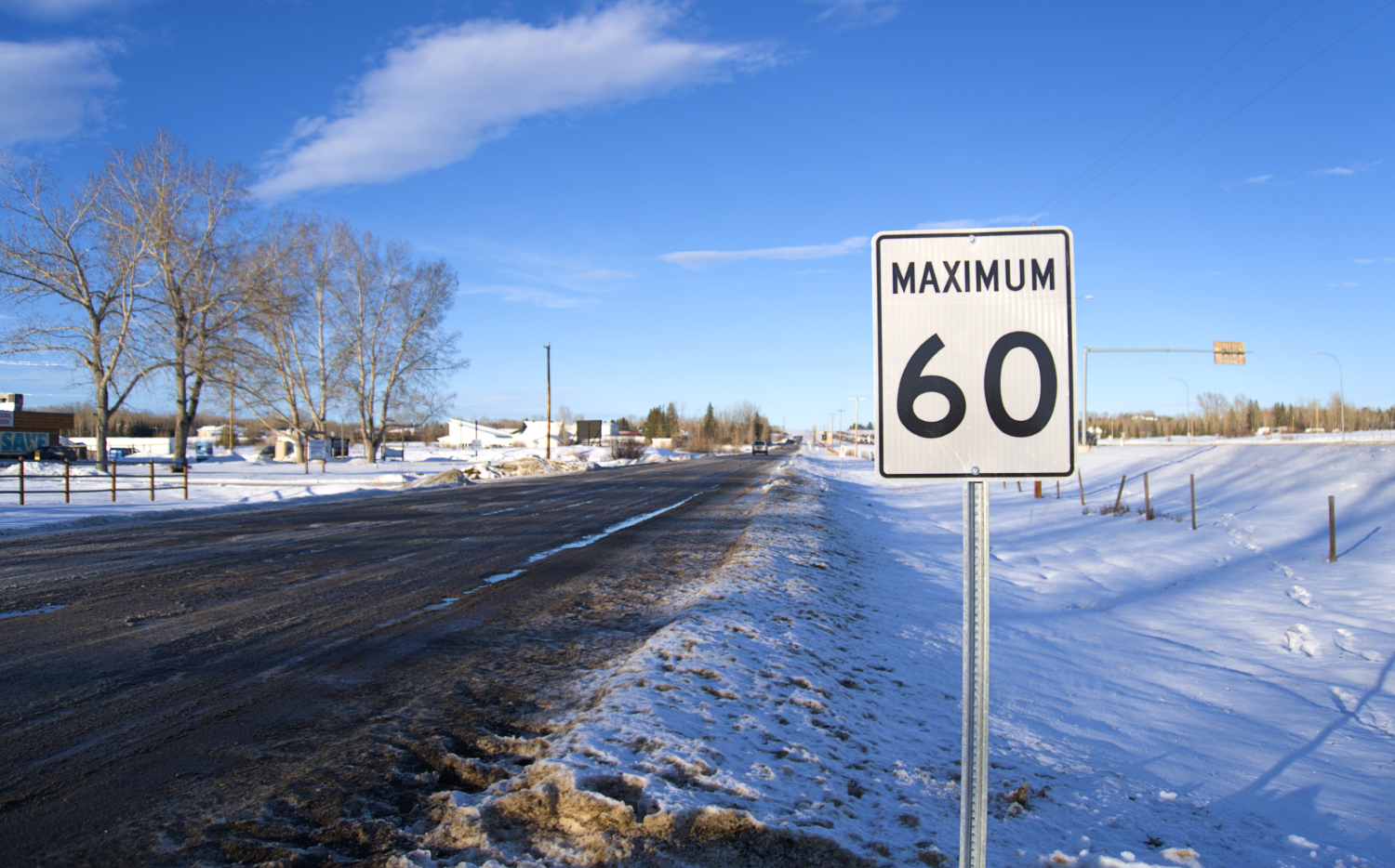 Speed limit lowered on Okotoks road following fatal pedestrian ...