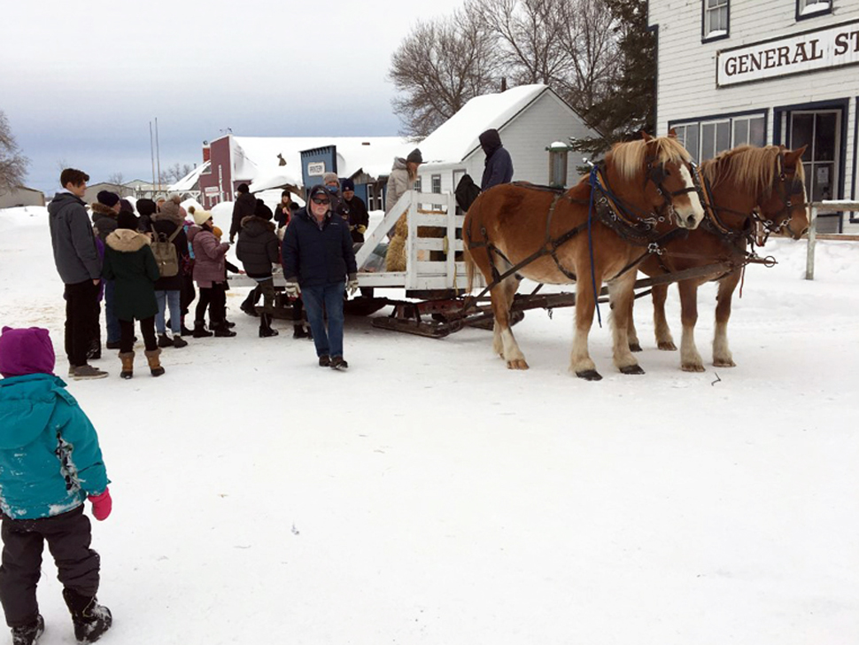 Cold, snowy weather helps get activities ready at Mennonite Heritage ...