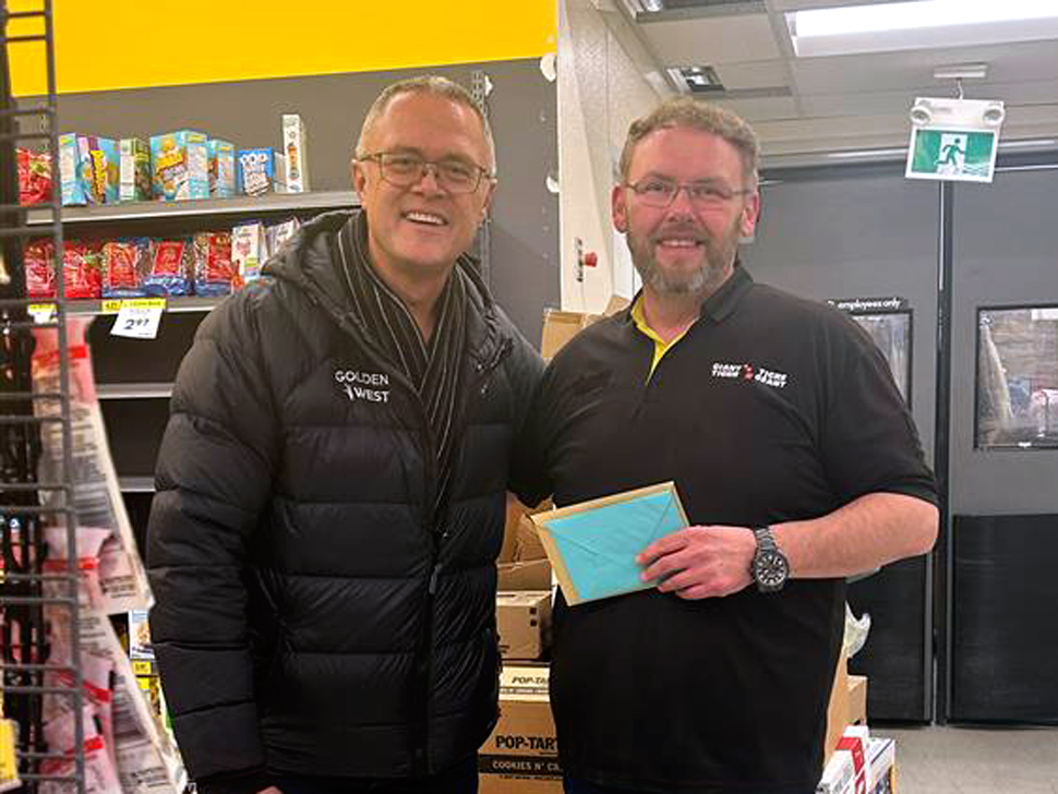 Giant Tiger staff recruit Corny Rempel to help make their boss ...