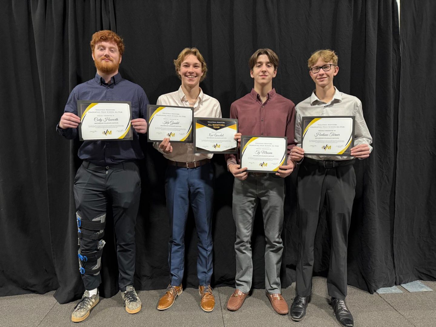 MacGregor volleyball players hold heads high following season awards ...