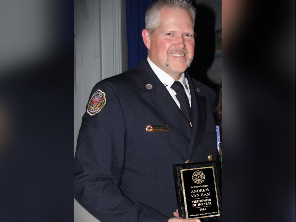 Strathmore Firefighter presented with Firefighter of the Year Award ...