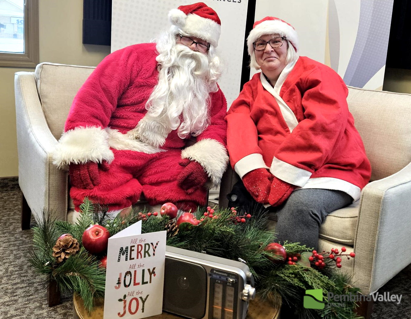 From the North Pole to the Pembina Valley: Santa Claus checks his list ...