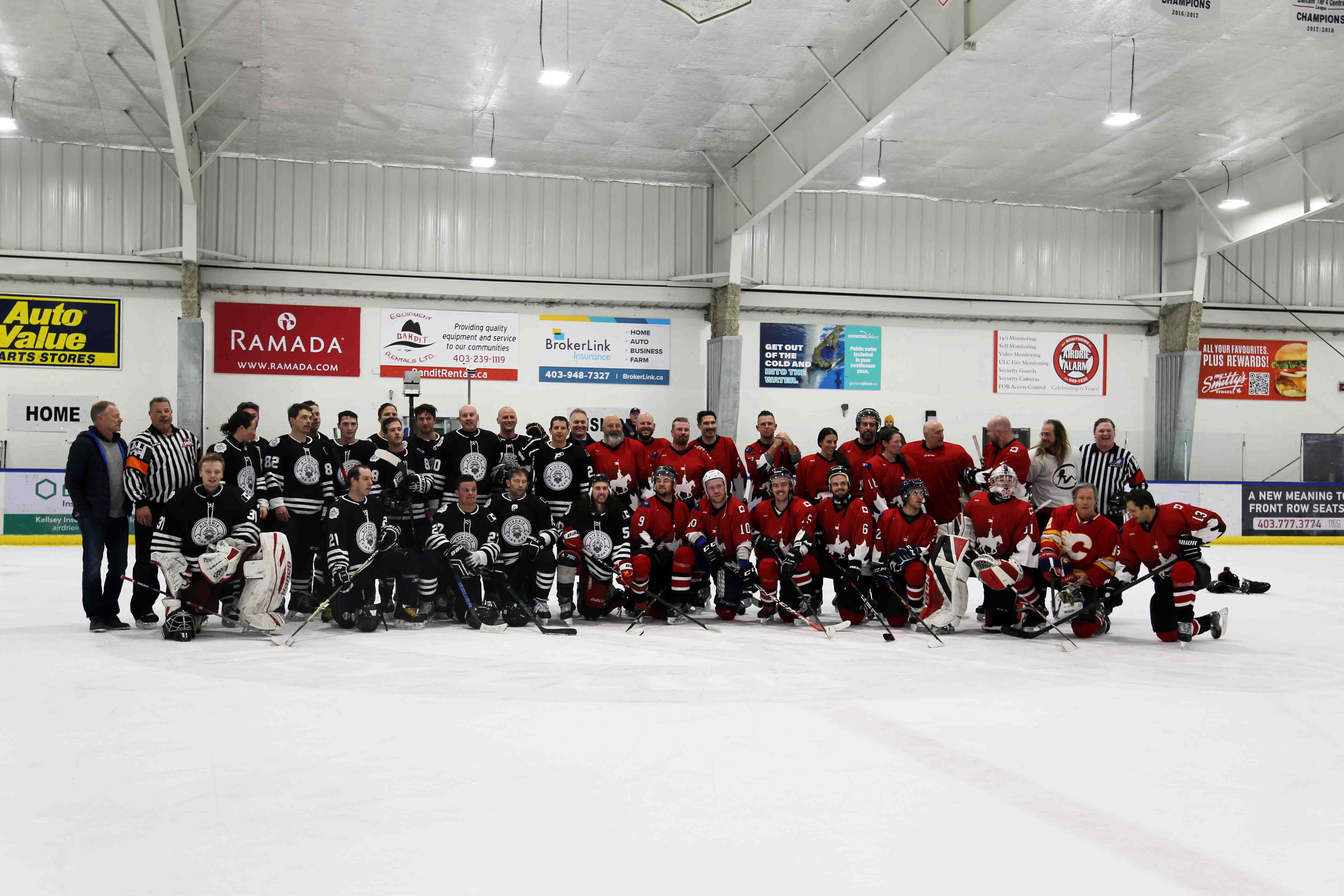 Gallery / Watch: Hot on ice: Firefighters ignite charity hockey game ...