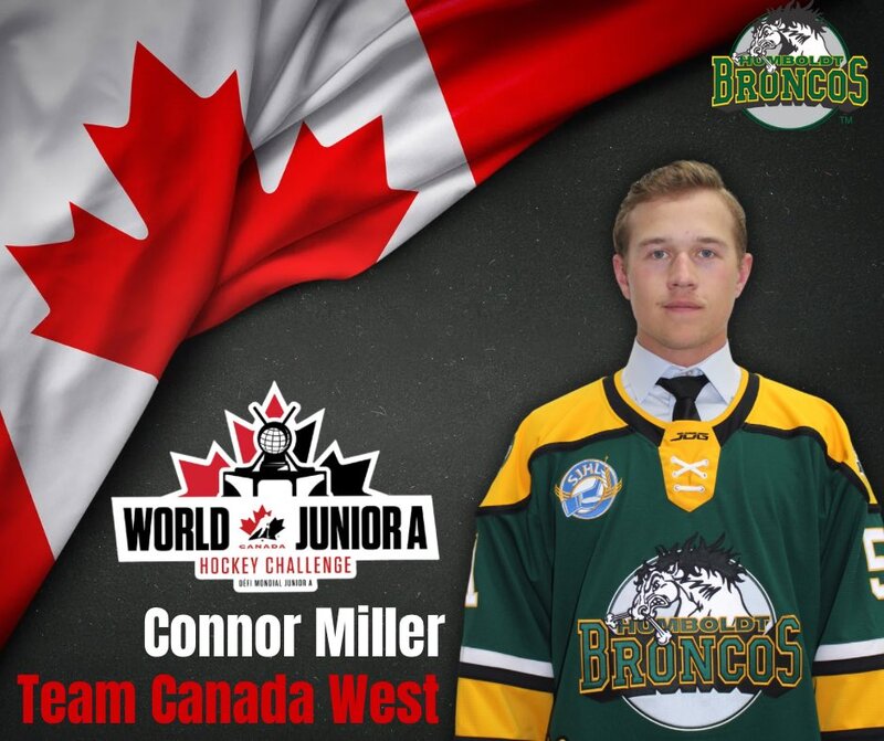 Humboldt Broncos Connor Miller named to Canada West team for the World ...
