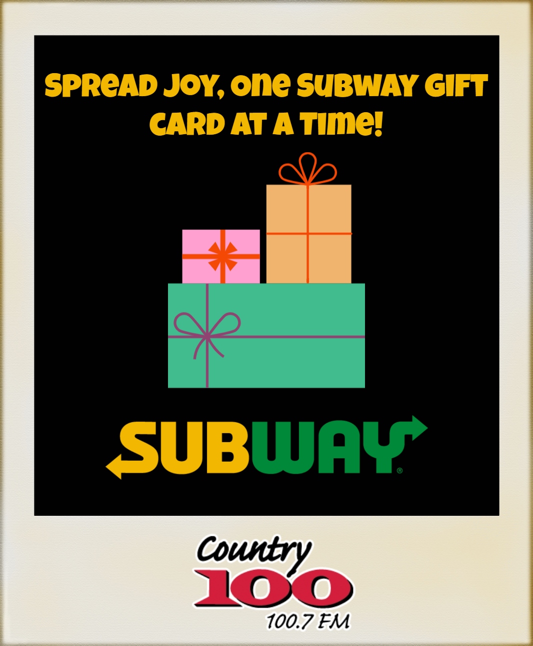 Spreading Smiles, One Subway Card at a Time - DiscoverMooseJaw.com ...
