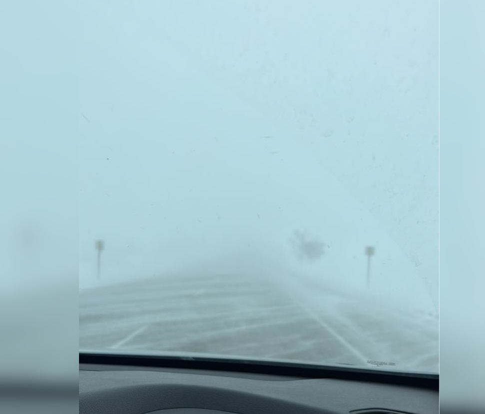 Travel not recommended in and out of Moose Jaw this afternoon ...