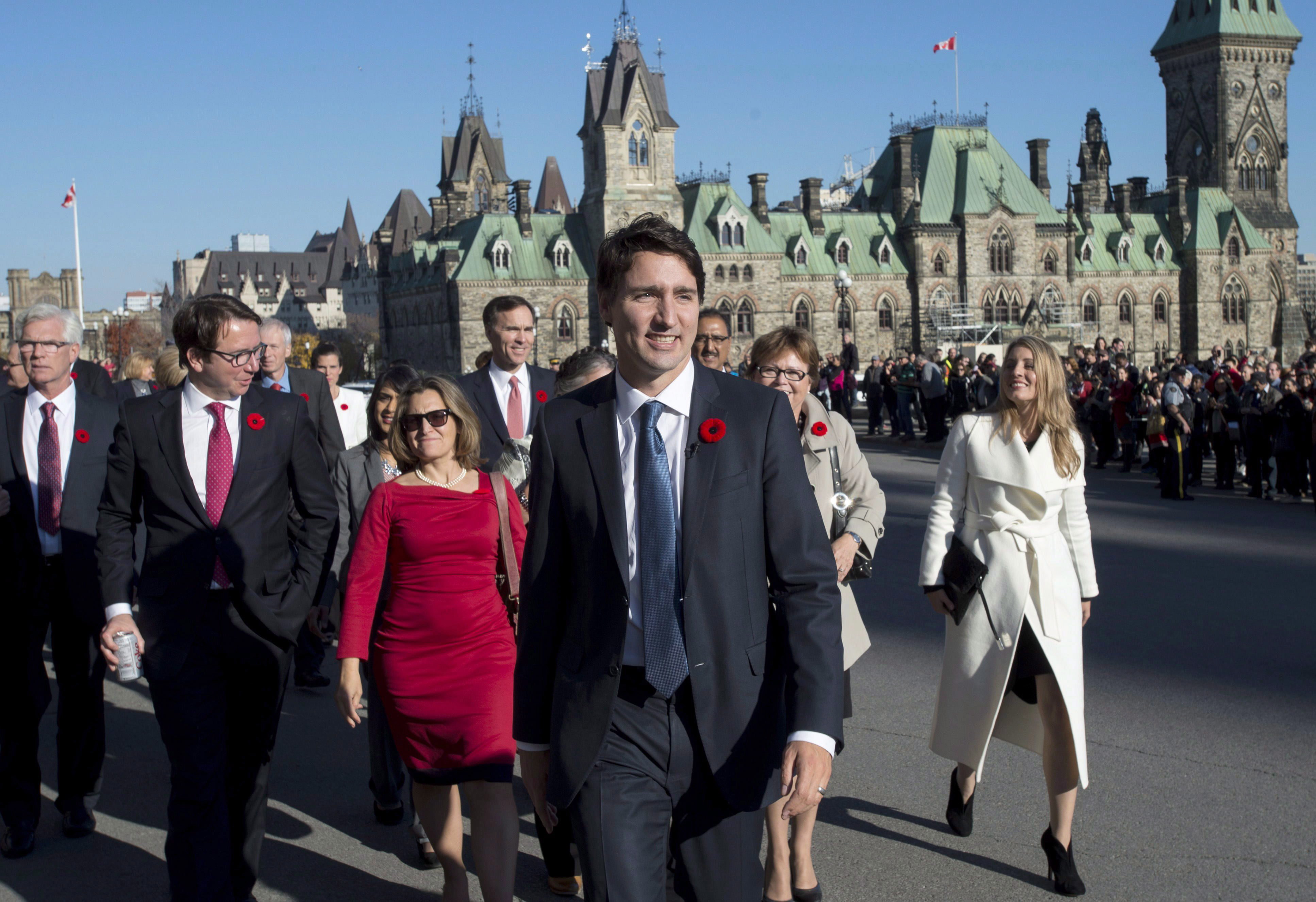 Justin Trudeau's own walk in the snow launched a historic week in ...