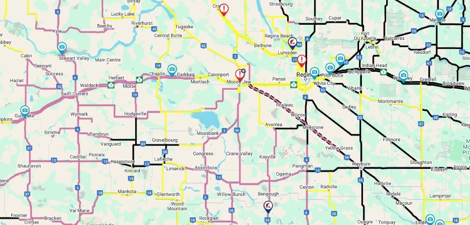 Ice and snow cover southwest Saskatchewan highways - DiscoverMooseJaw ...