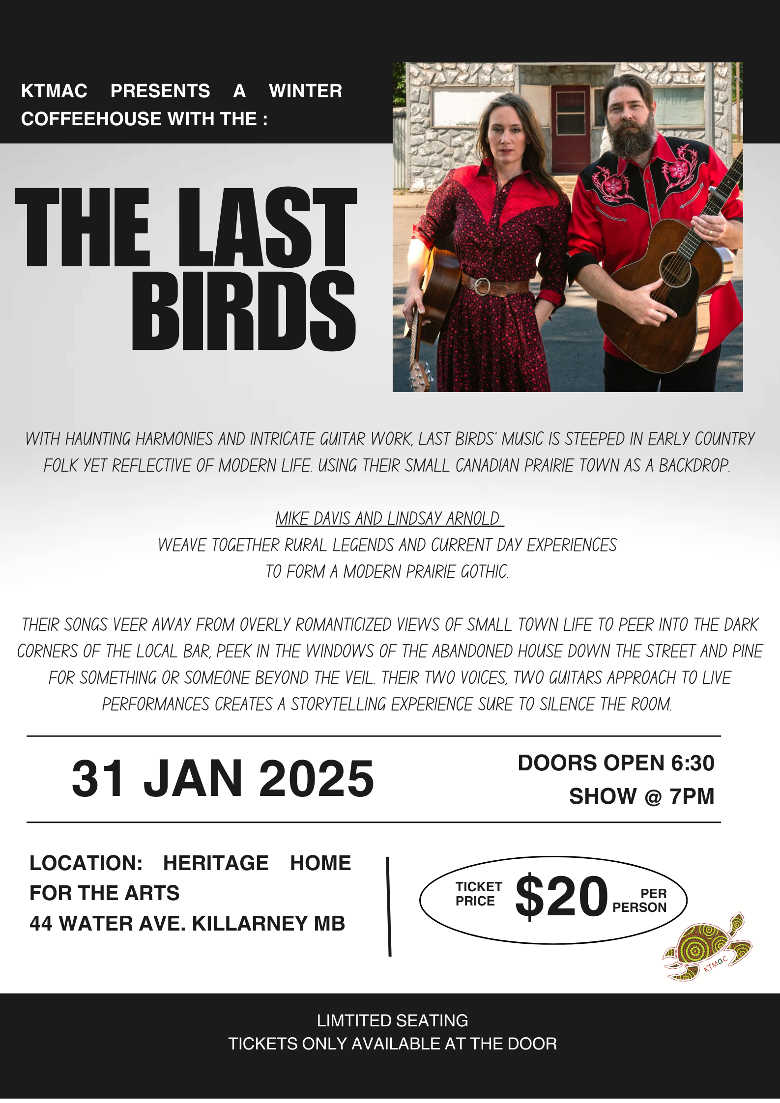 What's coming up at the Heritage Home for the Arts - Killarney ...