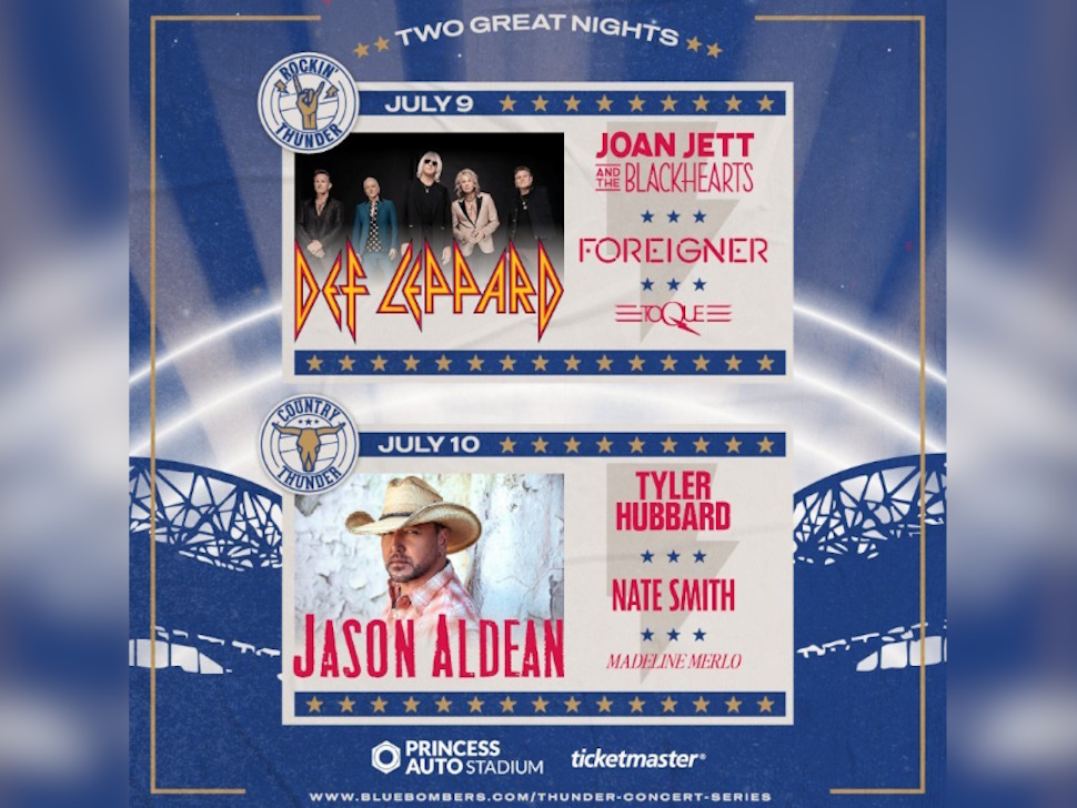 Win passes to see Def Leppard and Jason Aldean at the Thunder Concert ...