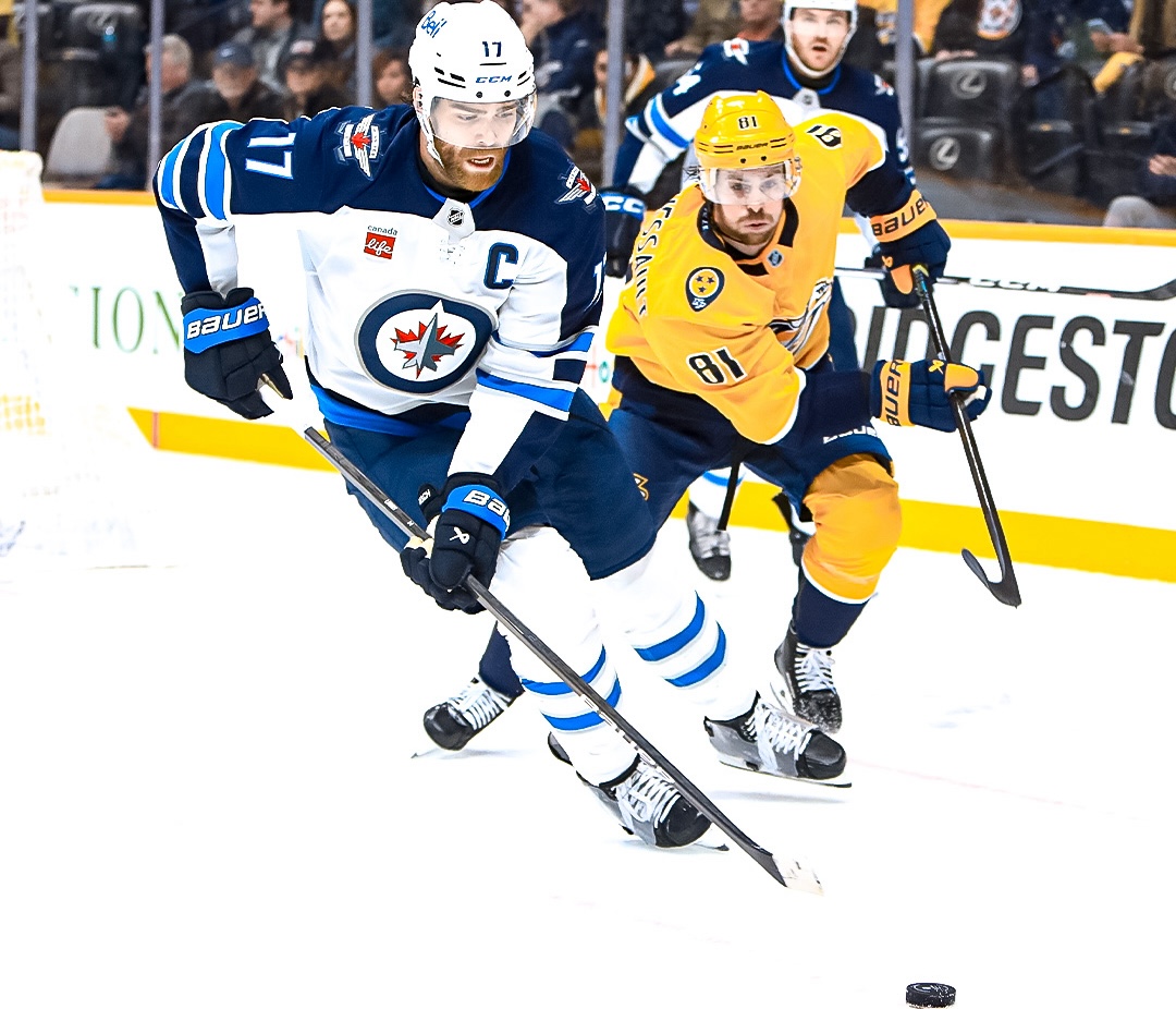 Jets' 11-game win streak snapped in Nashville - CHVNRadio: Southern ...