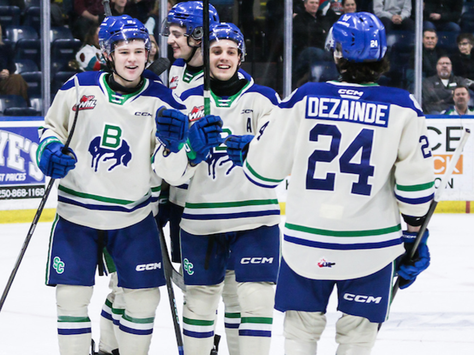 Broncos end road trip on a high with 6-3 win in Kelowna ...