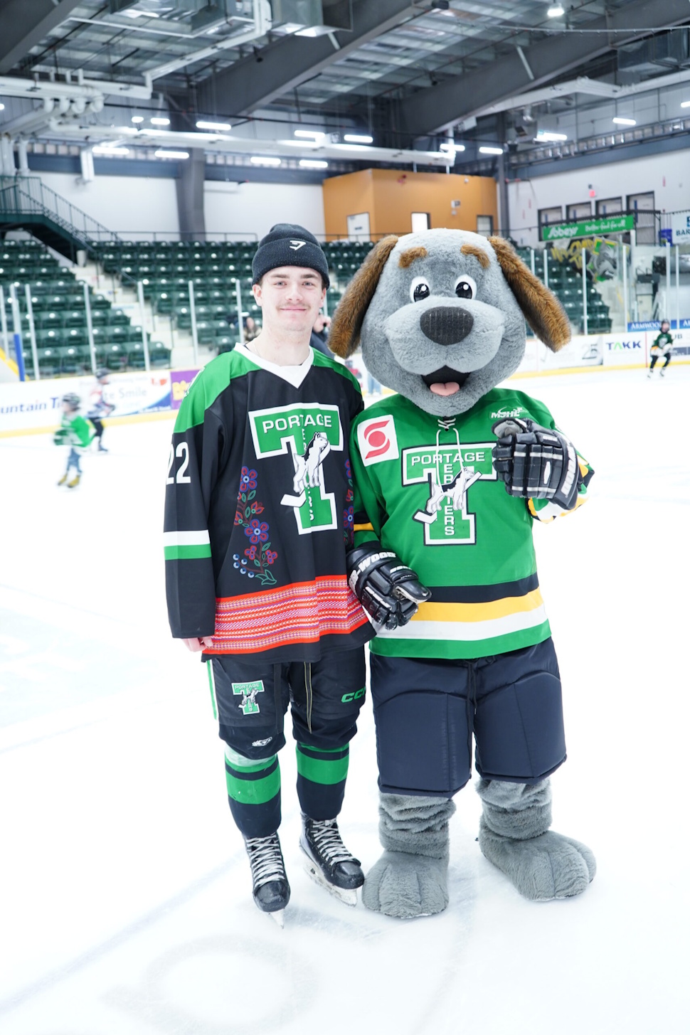 Fans enjoy hockey, Metis culture, and skating at Louis Riel Day Terrier ...