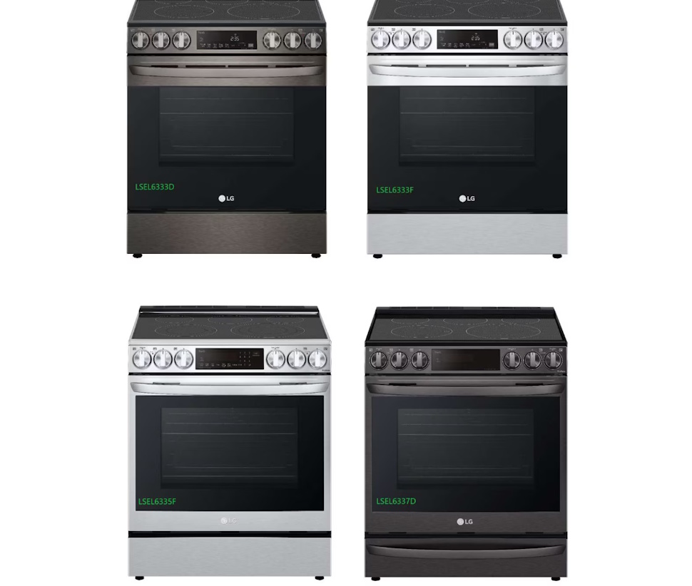 LG and Health Canada recall over 130,000 electric ranges due to fire ...