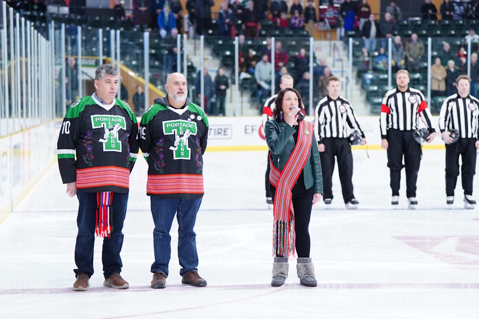 Fans enjoy hockey, Metis culture, and skating at Louis Riel Day Terrier ...