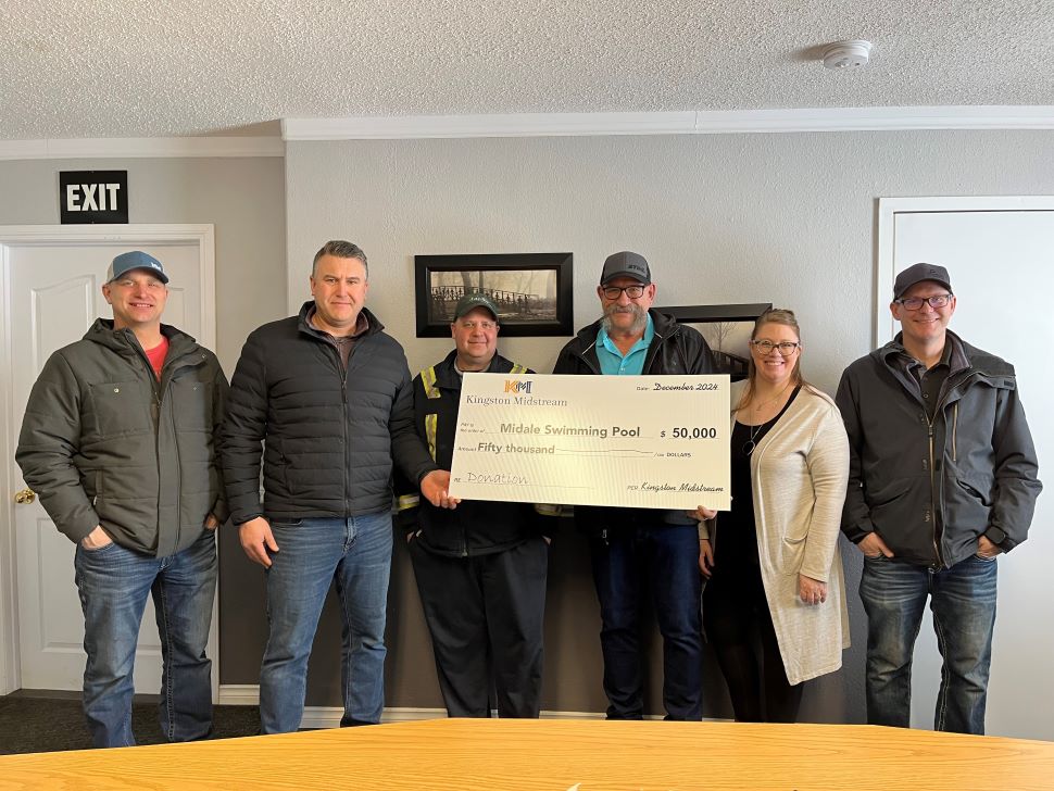 Midale pool receives $50K donation toward major upgrades ...