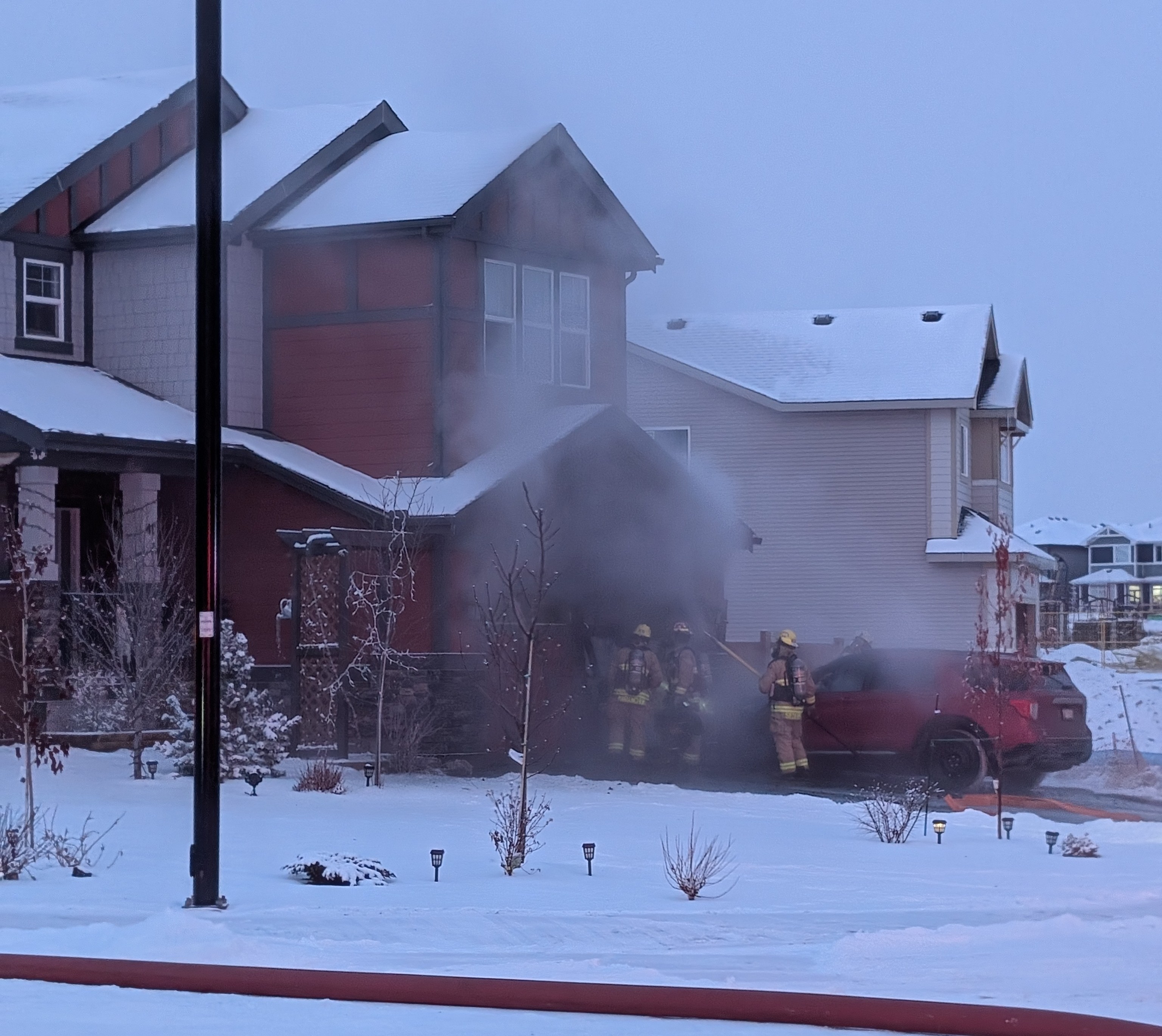 Cochrane Fire brave extreme cold for garage fire - CochraneNow ...