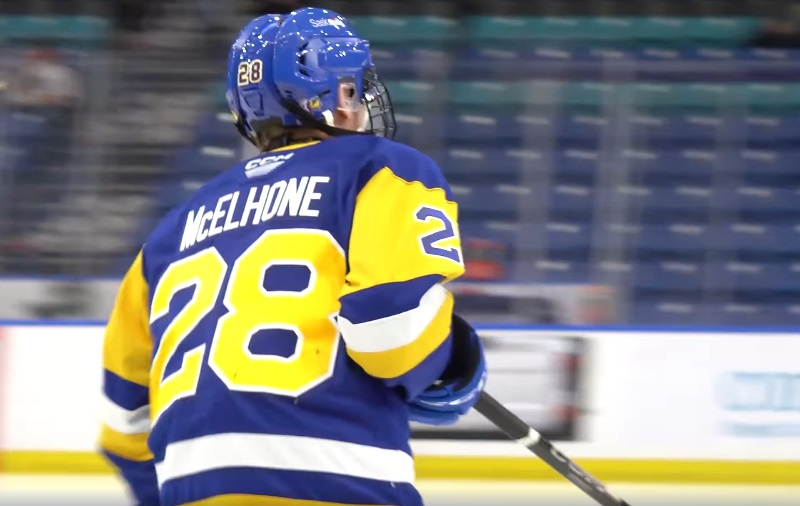 Mitchell-McElhone makes WHL debut with Saskatoon Blades ...