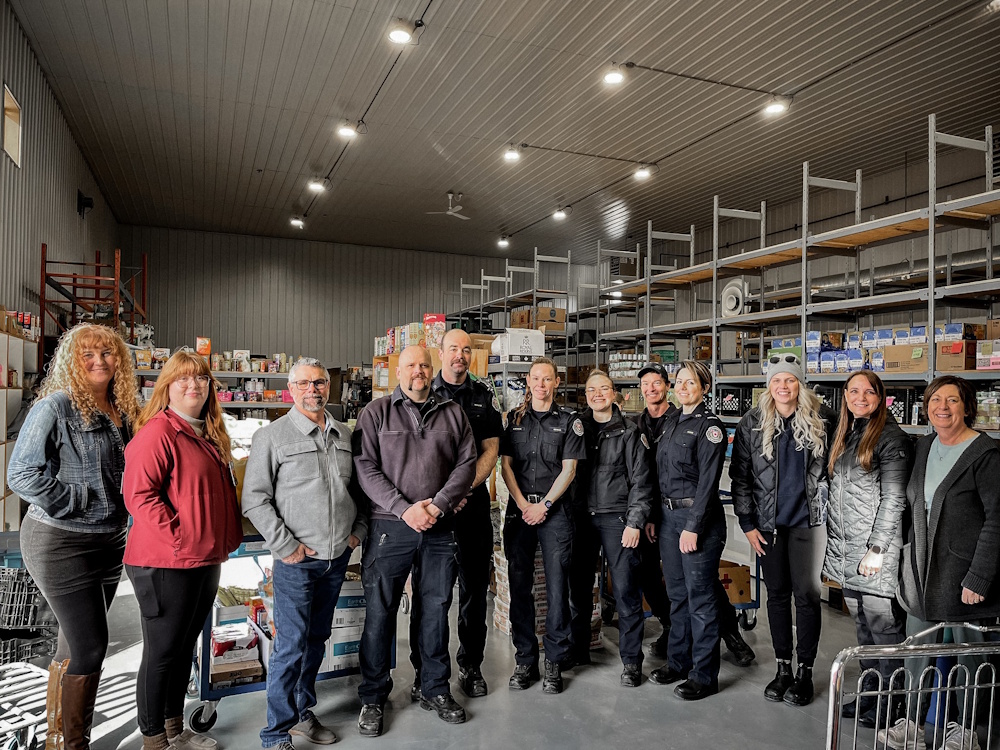 Firefighters, students, and community join forces to tackle hunger in ...