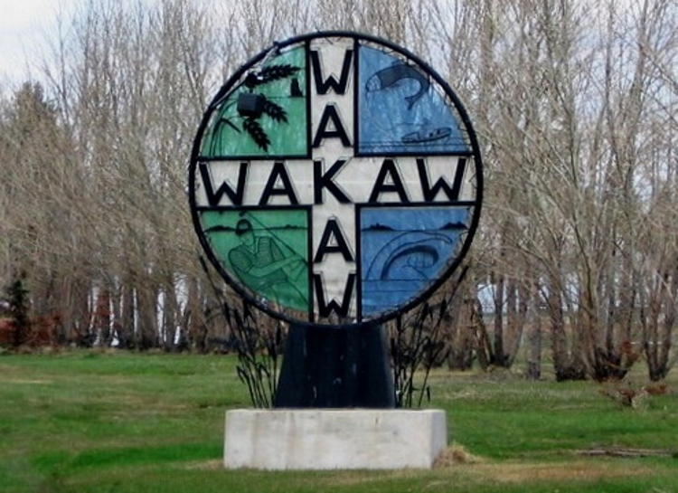 A community celebration in Wakaw for their warmup chalet ...