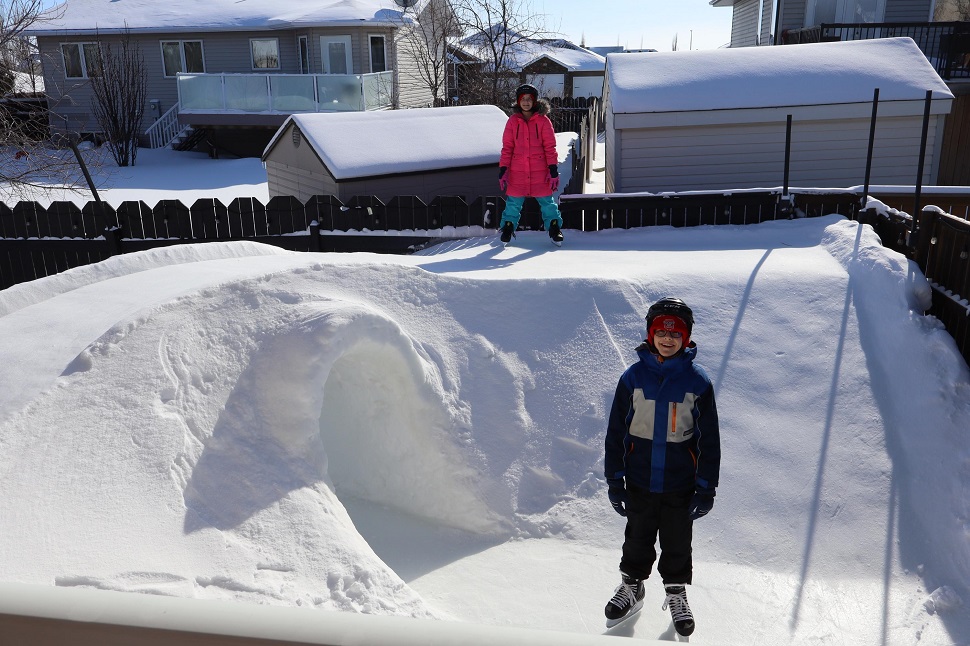 This family's one of a kind rink is unlike any other ...