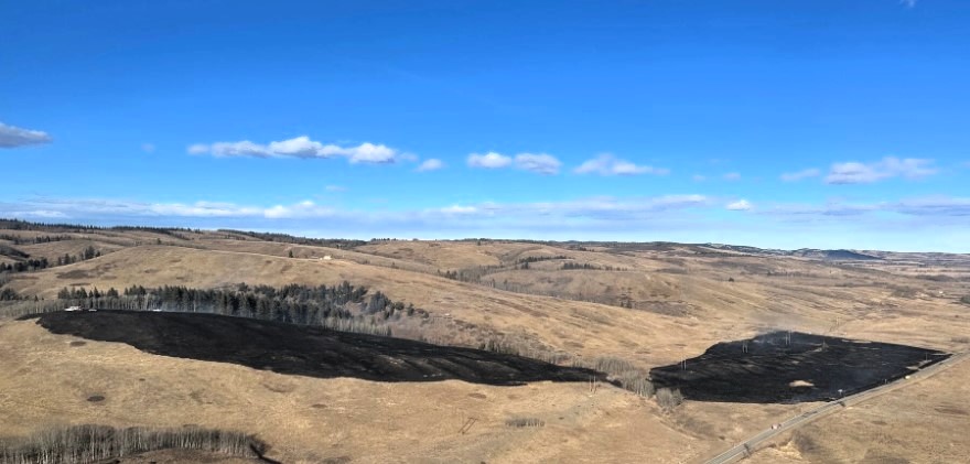 Wildfire limited to 10 acres, under investigation - CochraneNow ...