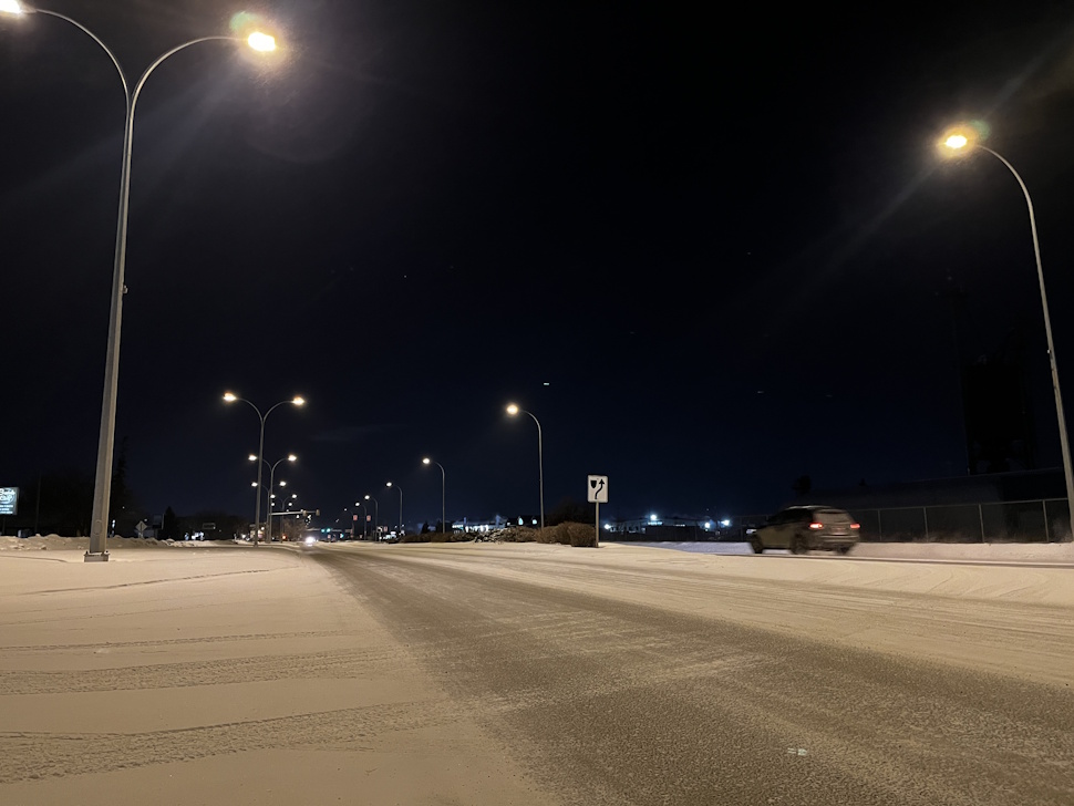 Central Alberta highways partly snow and ice-covered this morning ...