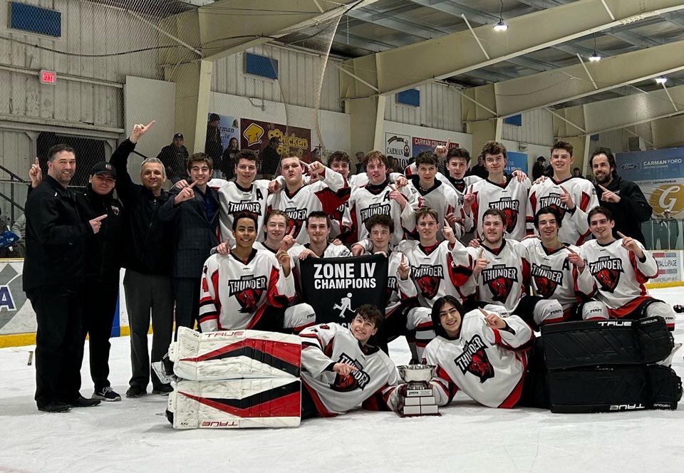 Thunder claim Zone 4 High School Hockey League Championship ...