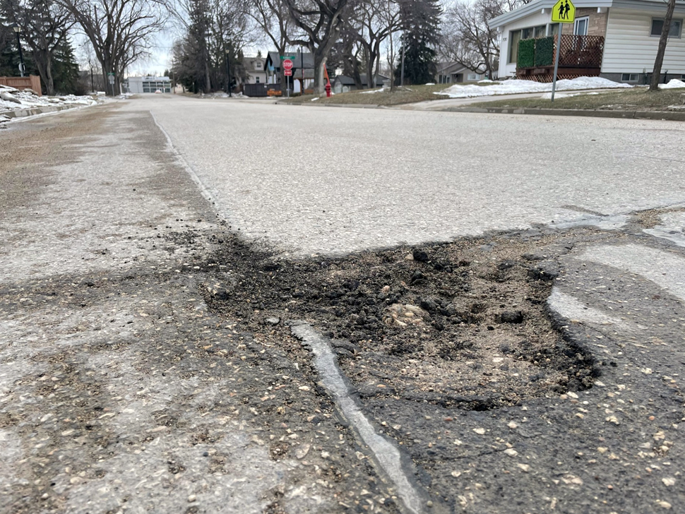 As winter fades, potholes start to appear on city roads ...